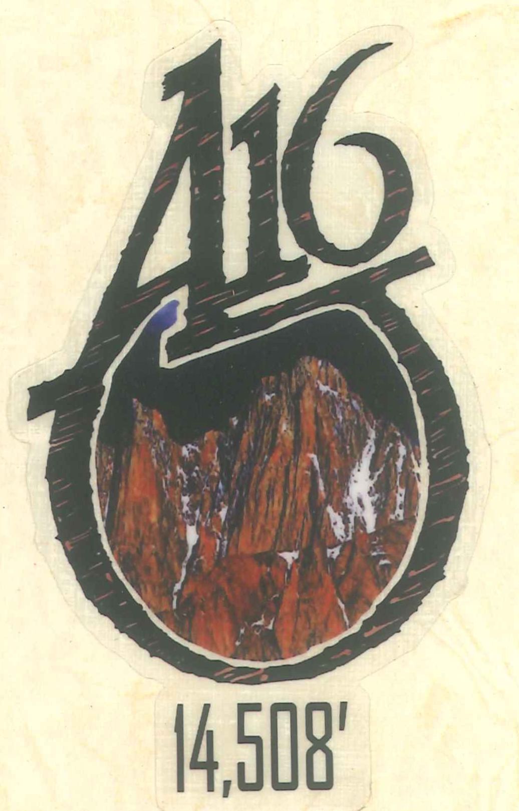 Sticker - A16 Logo w/ Mt. Whitney "The Mountains are Calling" Collecti ...