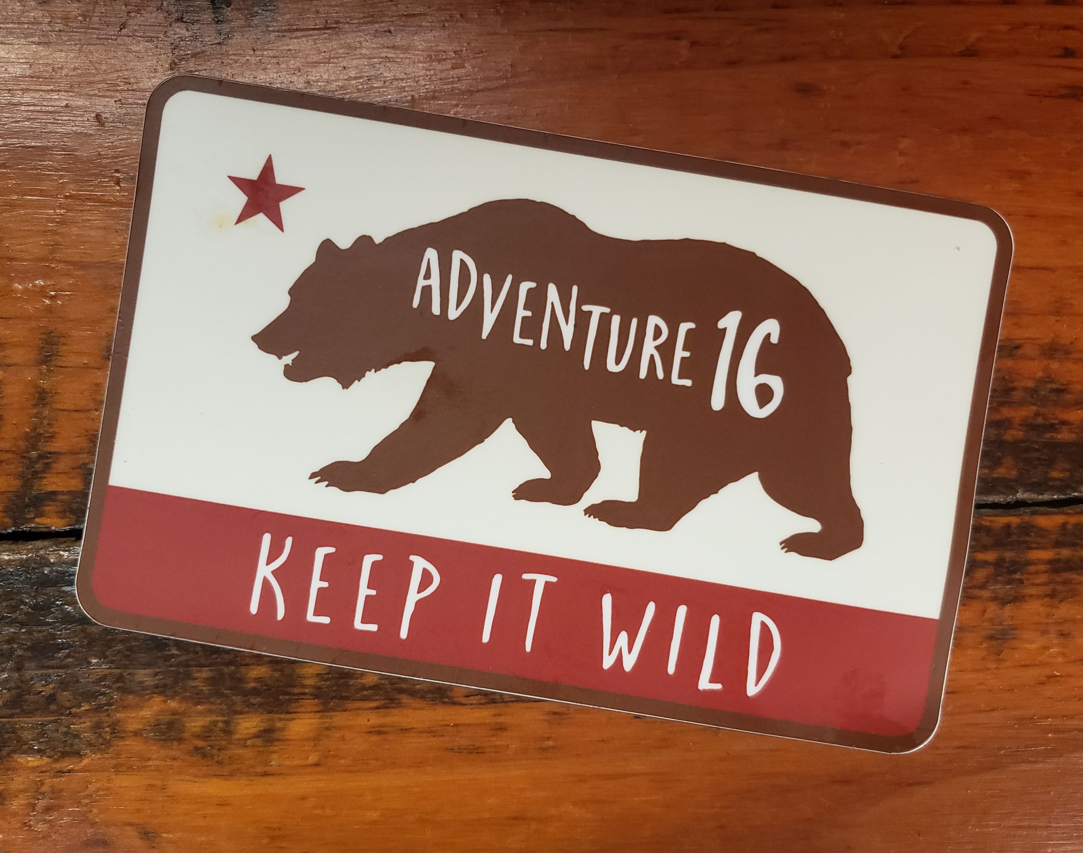 STICKER "KEEP IT WILD" – Adventure 16